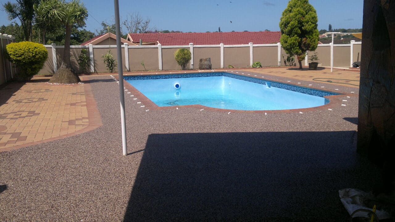 Swimming Pool Paving Ideas - Pebble Paving International